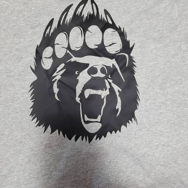 Vector STEP BEAR, Paw, AI, Eps, Pdf, Png, Svg, Dxf, Jpg Image Graphic ...