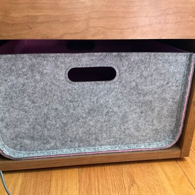 Felt Storage Box / Felt Storage Basket / Long Strong Storage Basket ...