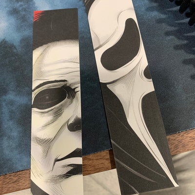 Horror Bookmark Killer Bookmark Goth Bookmarks Michael - Etsy