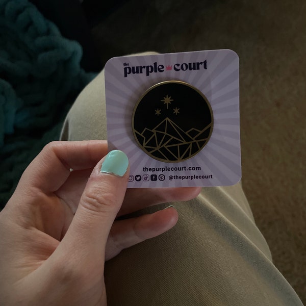 ACOTAR Night Court Hard Enamel Pin - Multiple Color Combinations to ...