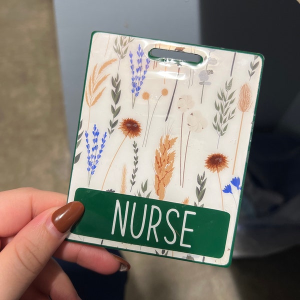 Custom Badge Buddy - BOHO Badge Buddy - Modern Badge Buddy - Marker ...