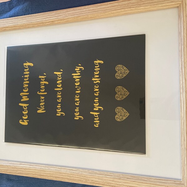 Affirmation Sign for Kids - Personalised Girls Affirmation Plaque ...