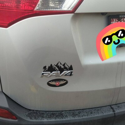 Toyota Rav4 Badge Decal Beach Wave - Etsy