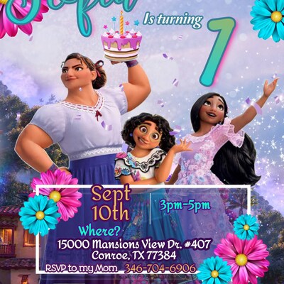 WISH Birthday Party Digital Invitation Editable, Printable , INVITE ...