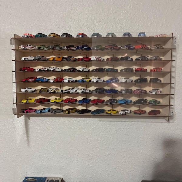 45 Degree Angles Display Cabinet, Personalized Diecast Toy Car Displays ...