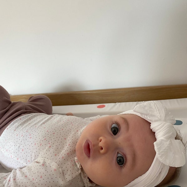 Personalised Baby Headband Gift Set | Cable Knit Headband | Baby Knot ...