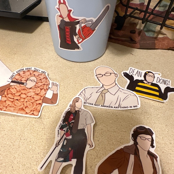 Mean Girls Inspired Stickers, Hand Drawn, High Quality Gloss Finish ...