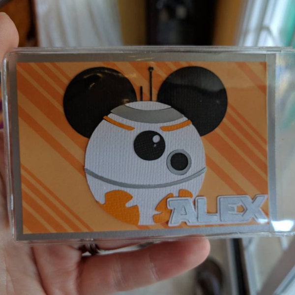 Personalized Disney Luggage Tag Inspired by BB8 - Etsy