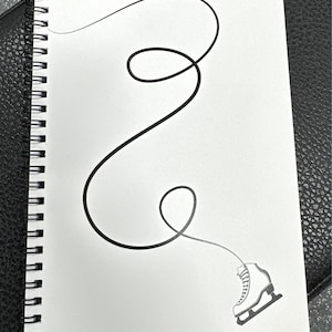 The Ice Skater Notes Sheet *PRINTABLE* - Etsy