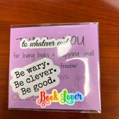 Be Wary Be Clever Be Good Sticker 2.5in - Etsy