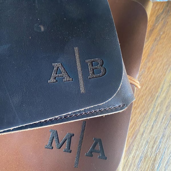 Personalized Leather Bookmark, Leather Magnetic Bookmark, Custom ...