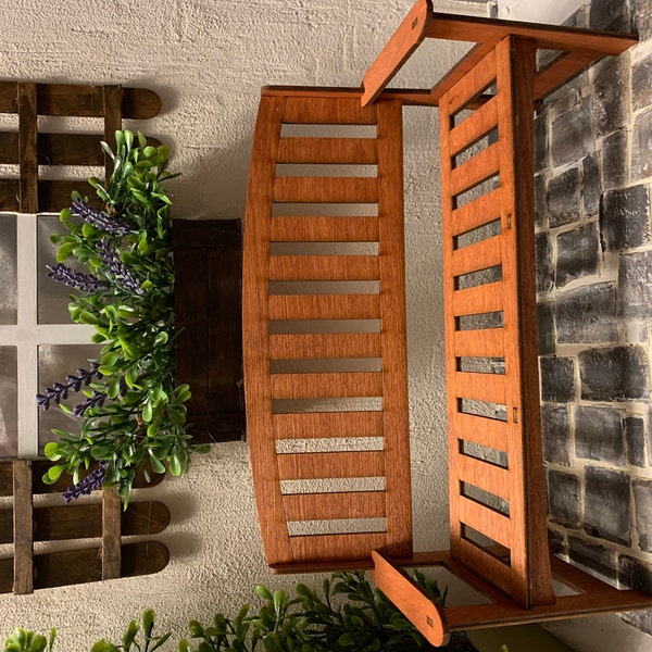 Miniature Doll Park Bench for 1:6 Scale (for 11-12 Inch Doll) - Etsy