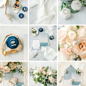 Rollable Styling Mat Wedding Flat Lay White, Textured Styling Surface ...