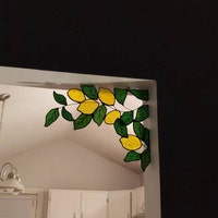 Orange Tree Stained Glass Window Corner Decororange Tree - Etsy Australia