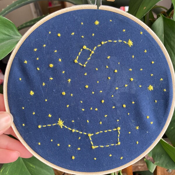 Little Dipper, Big Dipper Star Pattern, Craft & Embroidery DIY Pattern ...
