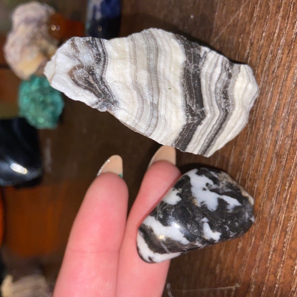 Zebra Jasper Gemstone, One Stone or a Baggy, Rough Zebra Jasper, Raw ...