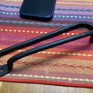 Hand Forged Heavy Duty Side Mount / Under Mount / Small Wall Rack Bent ...