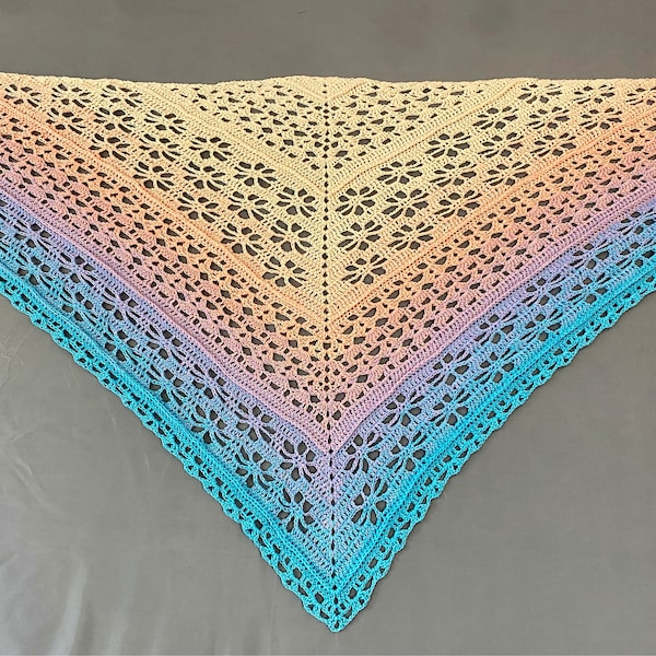 Crochet Shawl Pattern, Crochet Pattern, Shawl Pattern, Digital Pattern ...
