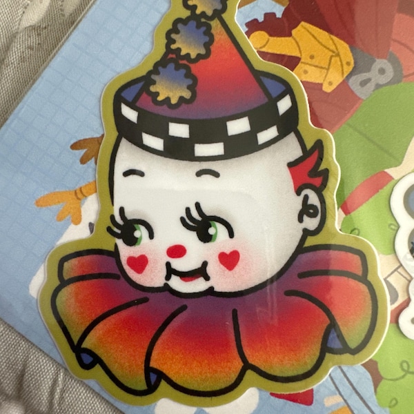 Kewpie Mothman Sticker, Halloween Kewpie, Mothman Sticker, Kewpie Doll ...