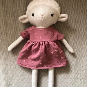 Doll Dress PDF Sewing Pattern and Tutorial for Studio Seren Stuffed ...