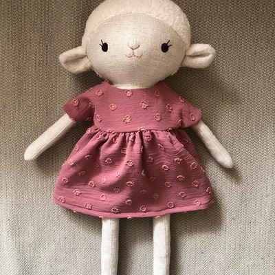 Doll Dress PDF Sewing Pattern and Tutorial for Studio Seren Stuffed ...
