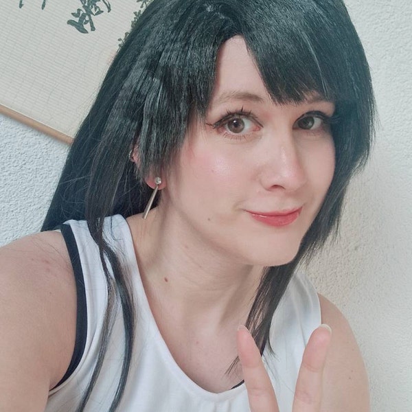 VI Violet League of Legends Arcane Pink Inspired Undercut Spiky Cosplay ...