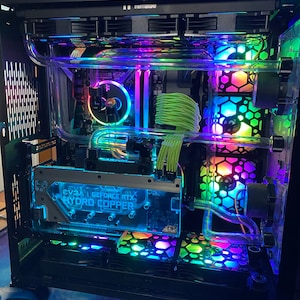 Custom Computer Pc Fan Grill 360mm x 120mm Black Lasercut | Etsy