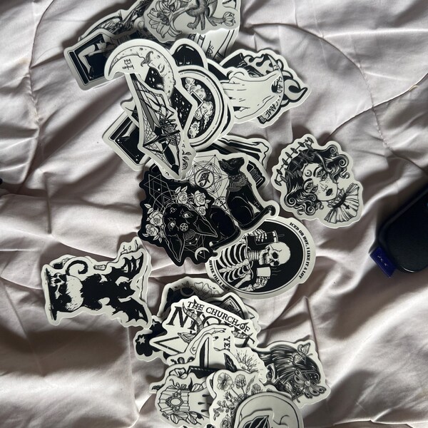 100pcs Skull Stickers Pack, Sticker Set for Books Kindle Bottle, Harley ...