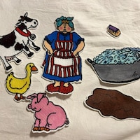 Old Macdonald Had a Farm Felt Board Set Flannel Board Stories W Animals ...