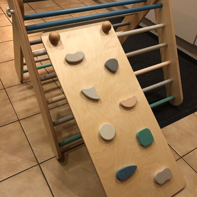 Climbing Triangle and Climbing Wall 2in1, Climbing Triangle, Montessori ...