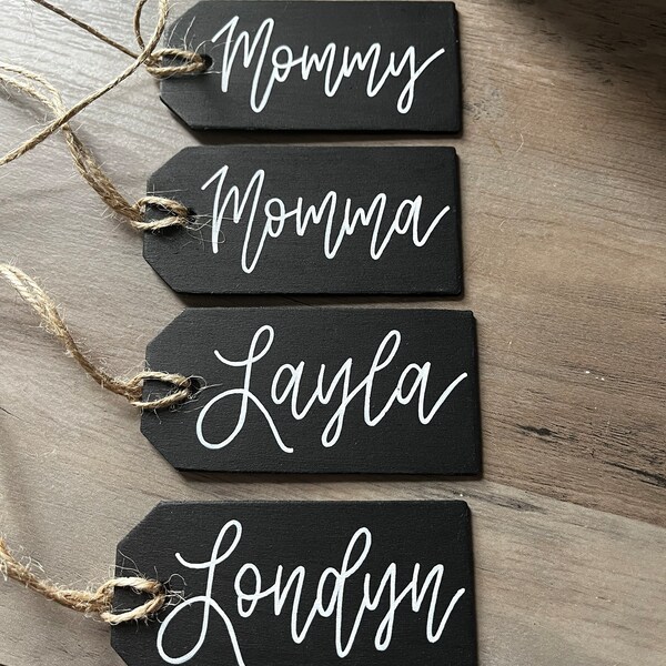 Organizational Tags, Wooden Tags, Pantry Labels, Linen Closet Labels ...