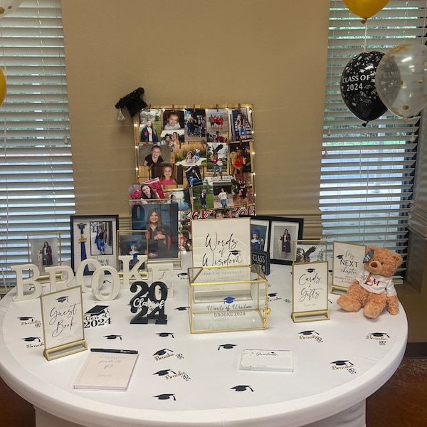 2024 Graduation Party Decorations / Graduation Party Centerpiece ...