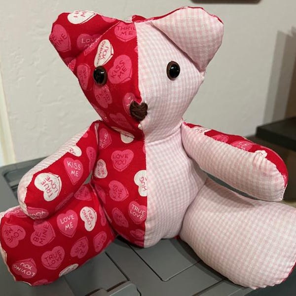 SIMPLE! Memory Bear Pattern 18" -mamie Bear- With VIDEO Tutorial | Easy Teddy Bear Pattern ...