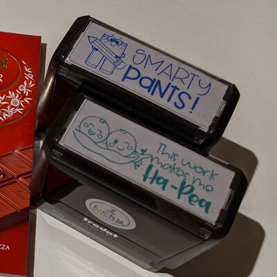 Checklist Stamp Pencil Stamp Completed With...self-inking - Etsy