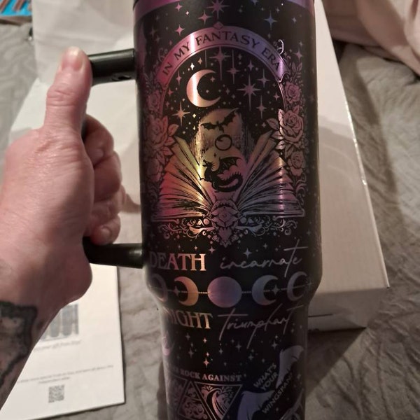 Velaris ACOTAR 40oz Tumbler, Fantasy Book Lover, Stanley Like Quencher ...