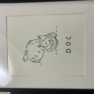 Custom Dog Portrait Custom Badly Drawn Pet Art Personalized Badly Drawn ...