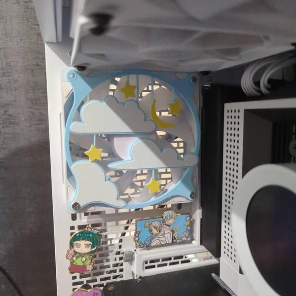 Tropical Palm Tree PC Fan Cover – Decorative Gaming Computer Fan Grill ...