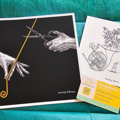 Thread of Life Ancient Greek Mythology Art Print, Gold Foil Embellished ...