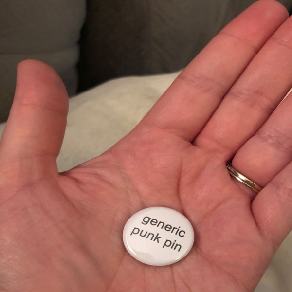 Generic Punk Pin Pinback Button or Magnet 1 or 1.5 Inch Great for ...