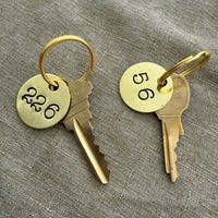 Custom Number Tags - Hand-stamped High Visibility 1-3 Digit Labels ...