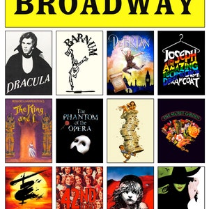 CUSTOM Tickets the Phantom of the Opera Broadway, Musical Theatre, Souvenir Keepsake Tickets ...