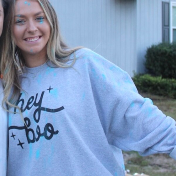 Hey Boo Sweatshirt, Boo Y'all, Halloween Shirt, Fall Shirt, Cute Fall ...