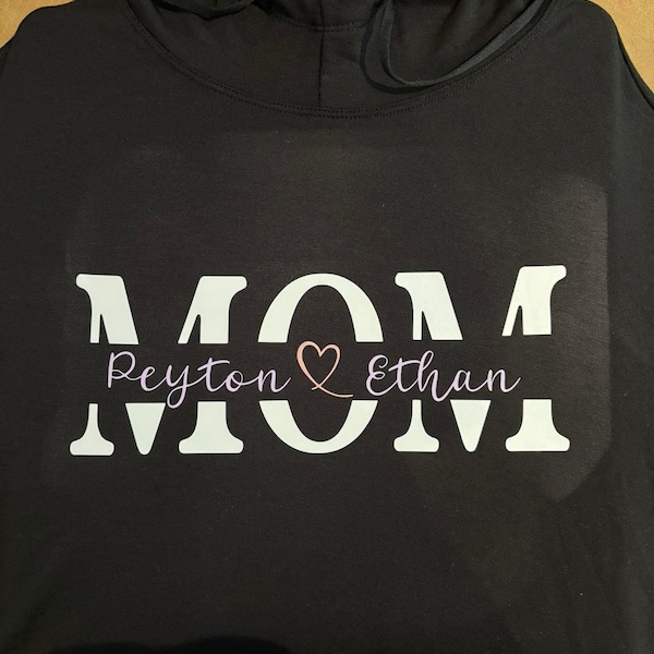 Custom Mom SVG, Child Names Svg, Mother's Day SVG, Mom Split Name Frame ...