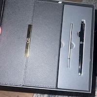 Custom Engraved Notebook With Pen, Leather Notebook Set, End of Year ...