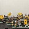 Lego Castle Fabric Flags, Various Styles and Factions. Minifigure Scale ...