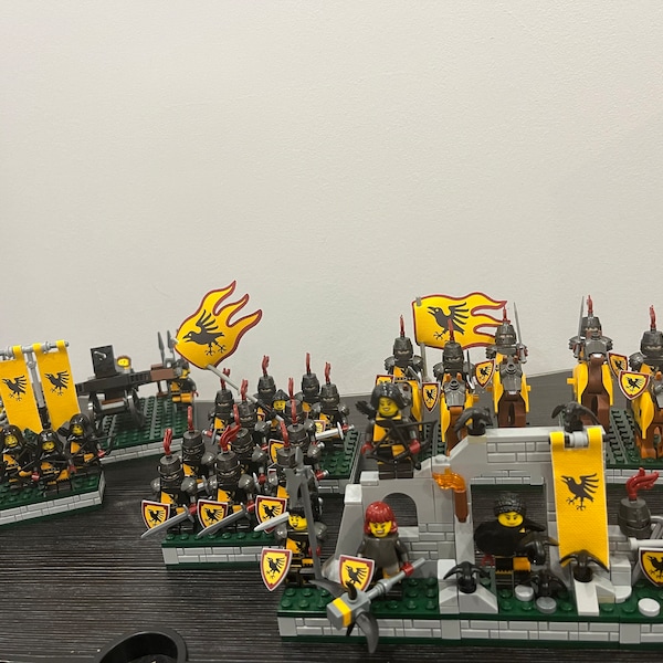 LEGO® Castle Fabric Flags & Banners – Minifigure Scale Medieval Builds ...