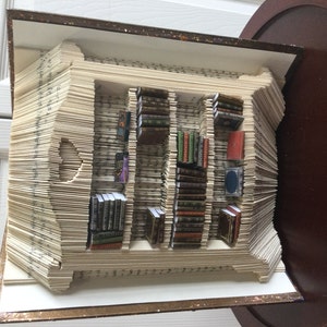 Bookcase 180 COMBI Book Folding Pattern digital Download PATTERN 23cm ...