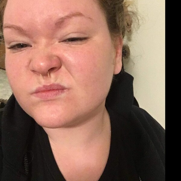 Septum Staple Retainer 16g 18g 20g Horse Shoe Style Nose Piercing ...