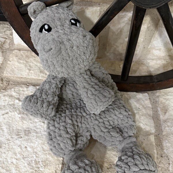 Chuflippo the Chunky Floppy Hippo - Amigurumi Crochet Pattern - Etsy