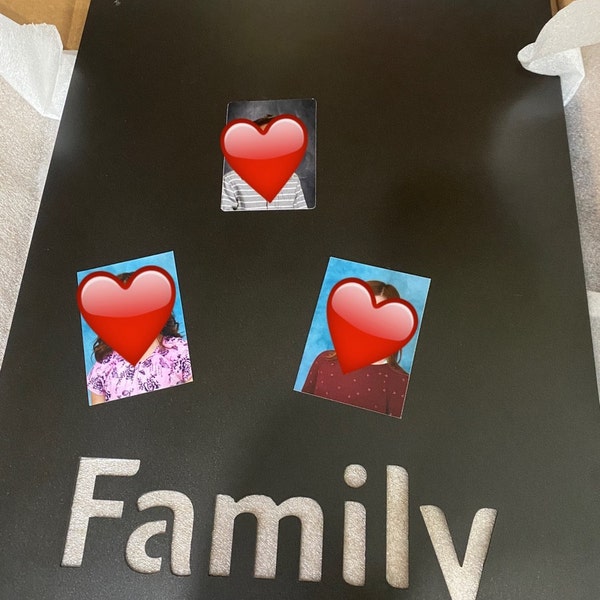 Family Magnet Board - 14" X 18" | Metal Sign | House | Modern| Simple ...